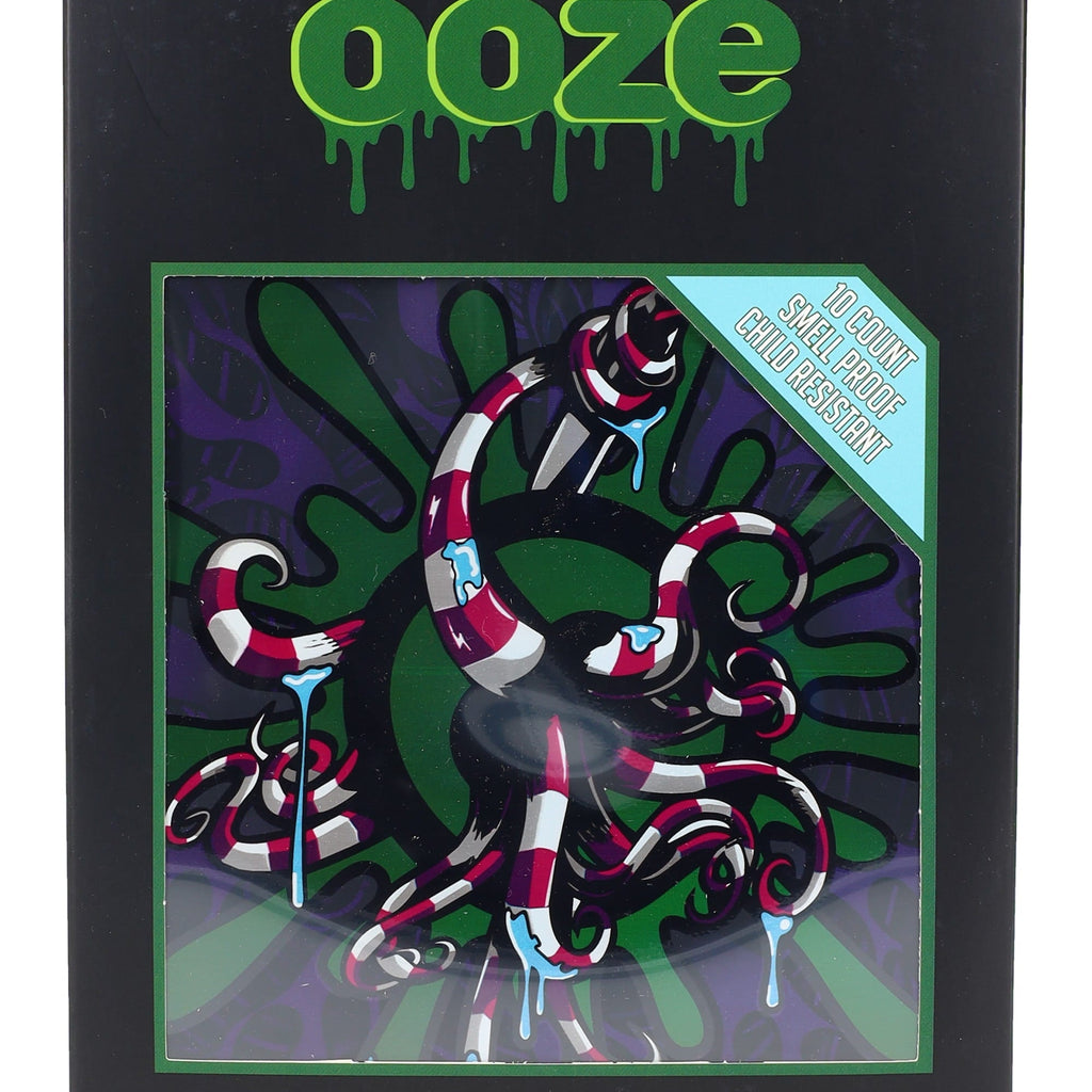 Ooze Designer Series Octo Mylar Bags – 1 oz – 10 Pack