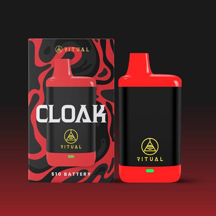 Ritual | Cloak 510 Variable Voltage Concealed Battery - Red & Black ...